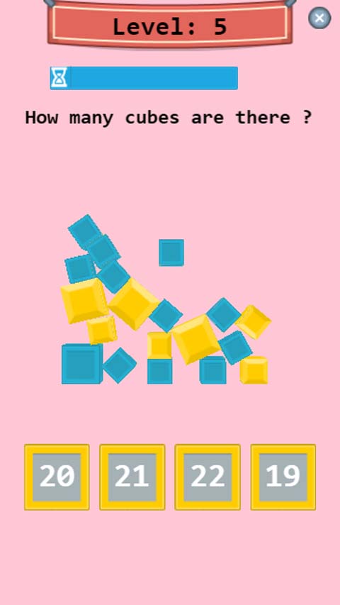 Cube Count - Construct 3 - HTML5 - Brain train by bomt | CodeCanyon